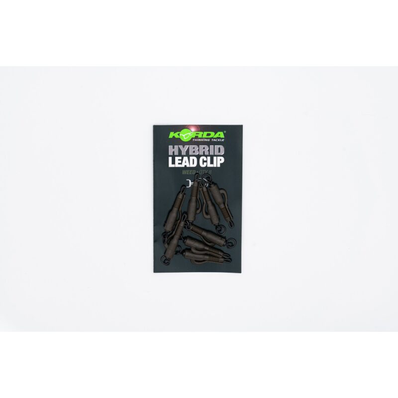 Korda Hybrid Lead Clips Weed, 6,99