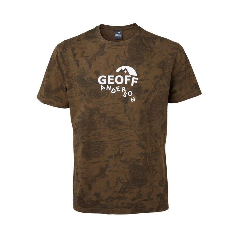Geoff Anderson - Organic T-Shirt mit weißen Logo - grün leaf, 39,95