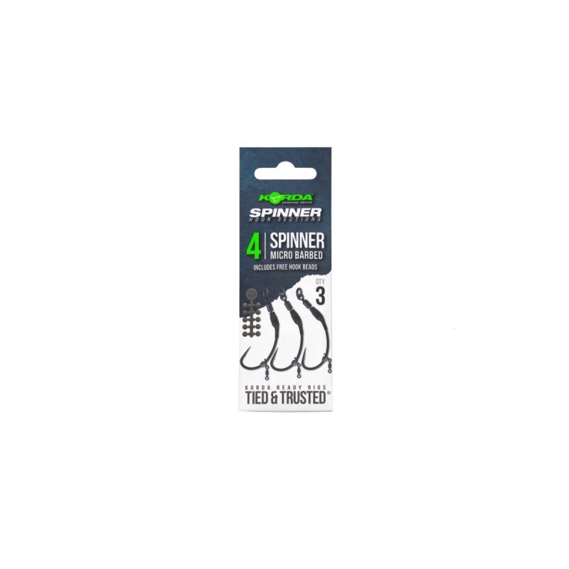 Korda Spinner Hook Sections Spinner Barbless, 5,99