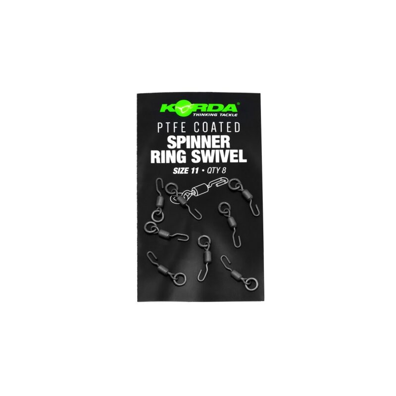 Korda PTFE Spinner Ring Swivel XX Size 11, 6,99