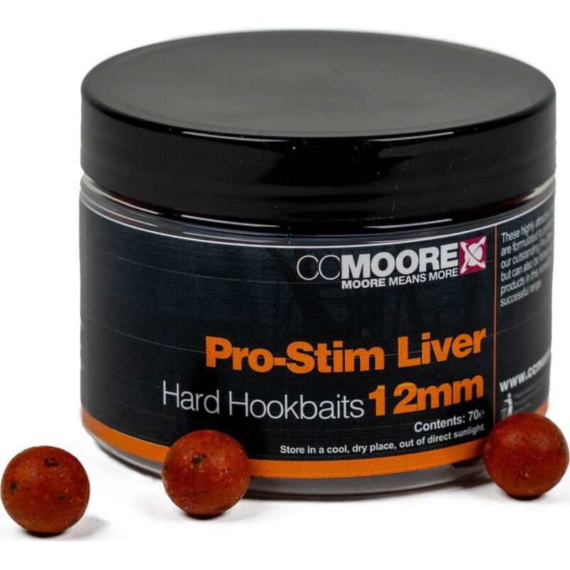 CCMoore Pro-Stim Liver Hard Hookbaits 12mm, 9,49