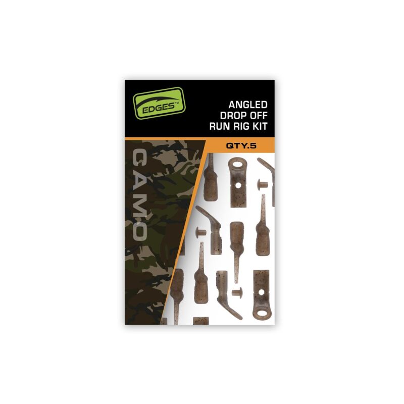 Fox Edges Camo Angled Drop off run rig kit, 5,99